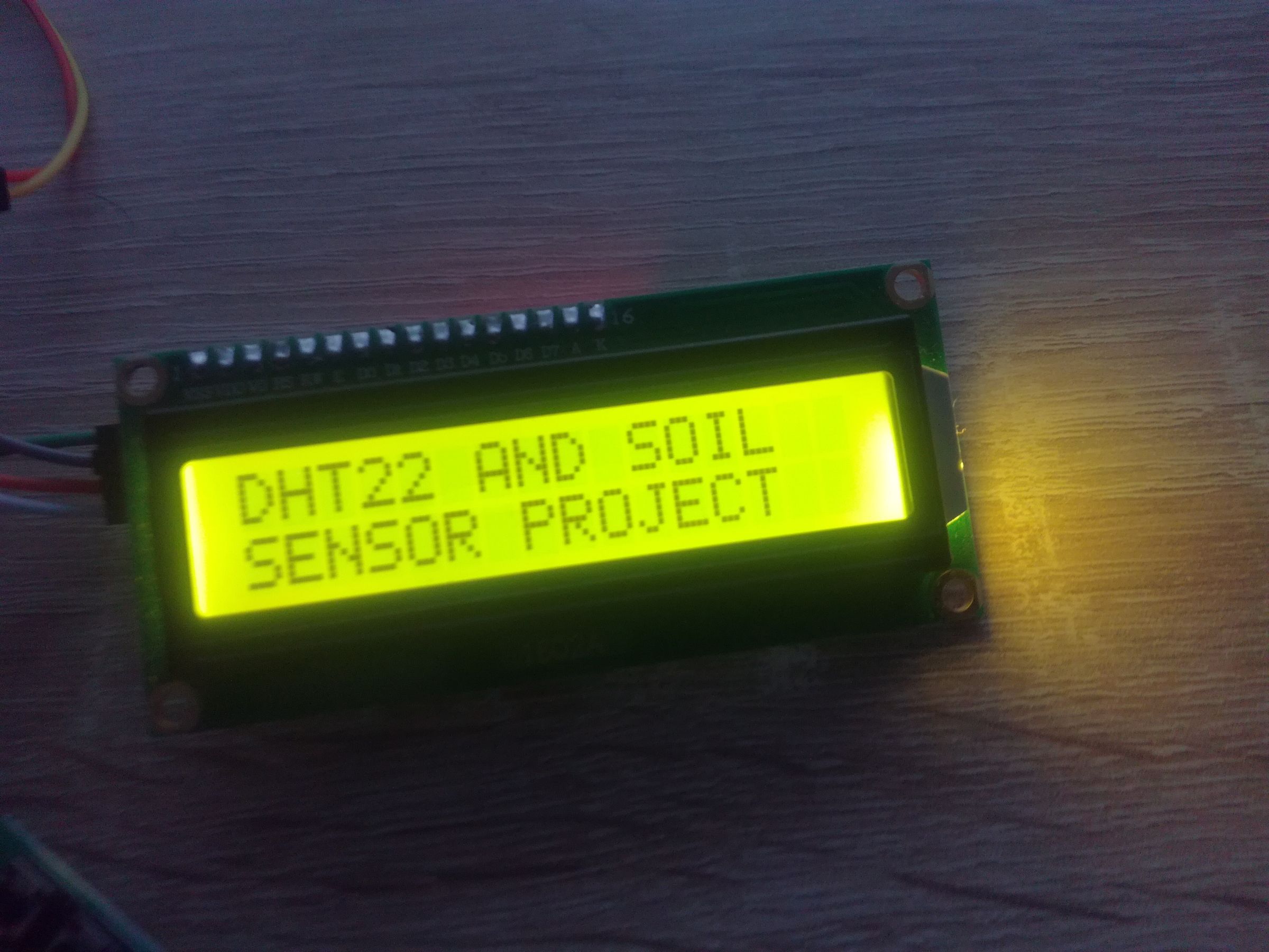 Arduino DHT22 Sensor and Soil Moisture Project With Menu : 4 Steps - Instructables