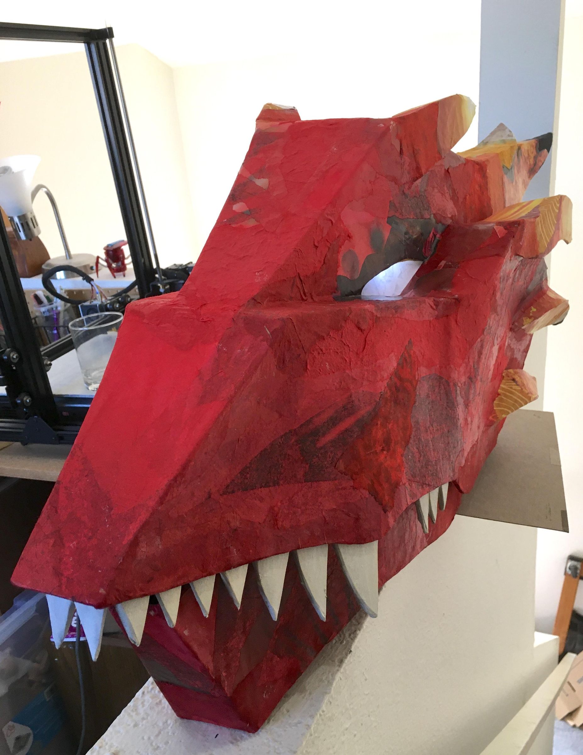 Upcycled Dragon Head Mask : 7 Steps (with Pictures) - Instructables