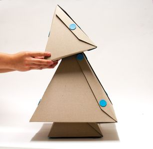Makedo Mini Cardboard Christmas Tree : 5 Steps - Instructables