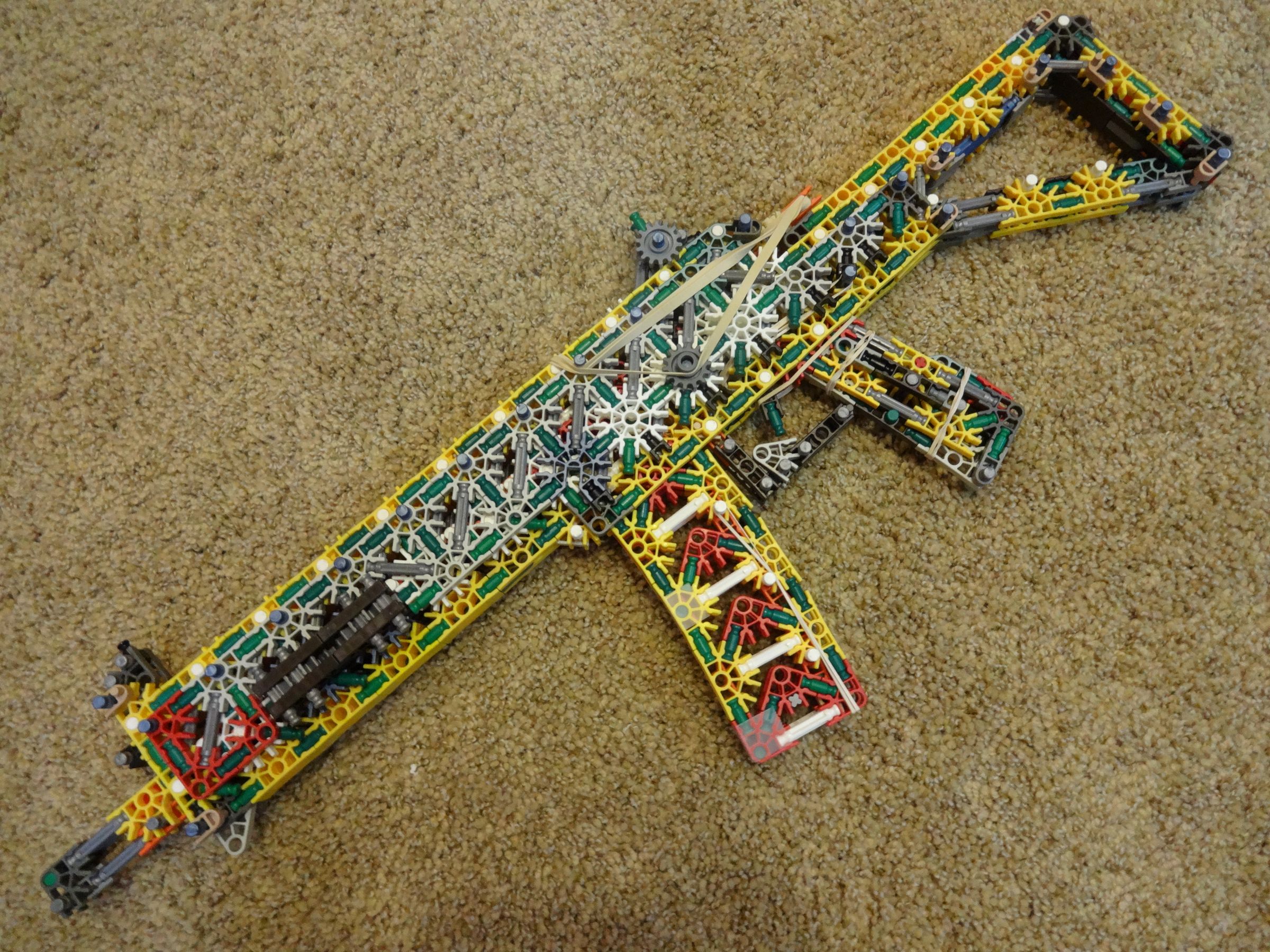 K'NEX Gun: Reliable (R3) (Build) : 10 Steps - Instructables