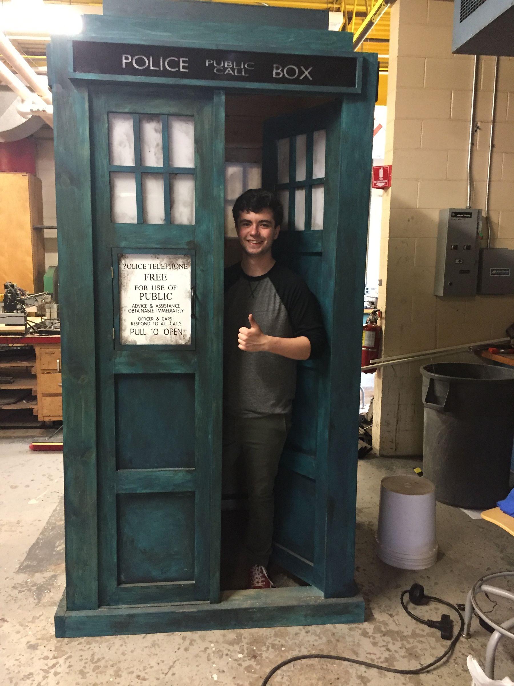 Full Scale TARDIS Shed/Storage Build! : 13 Steps (with Pictures ...