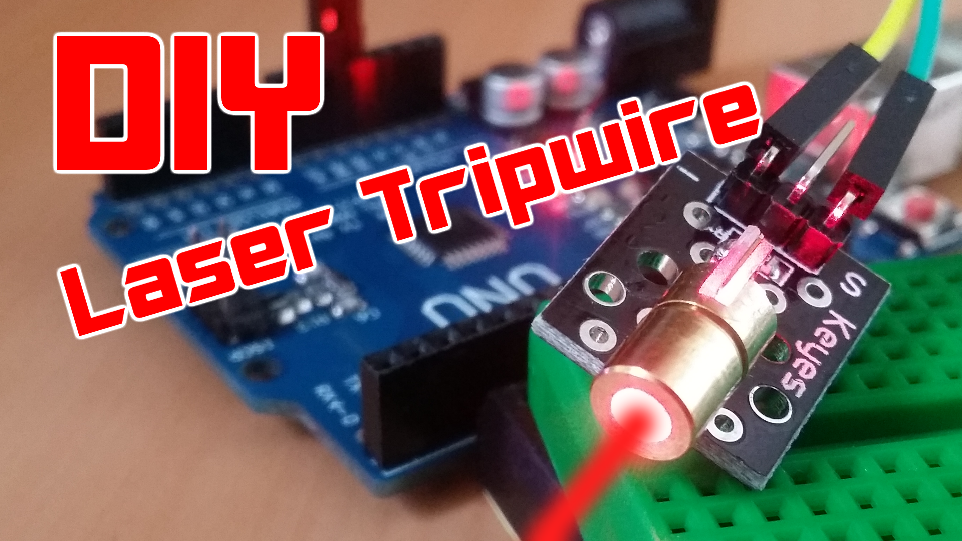 DIY | Easy Arduino Laser Tripwire Security System! : 4 Steps (with ...