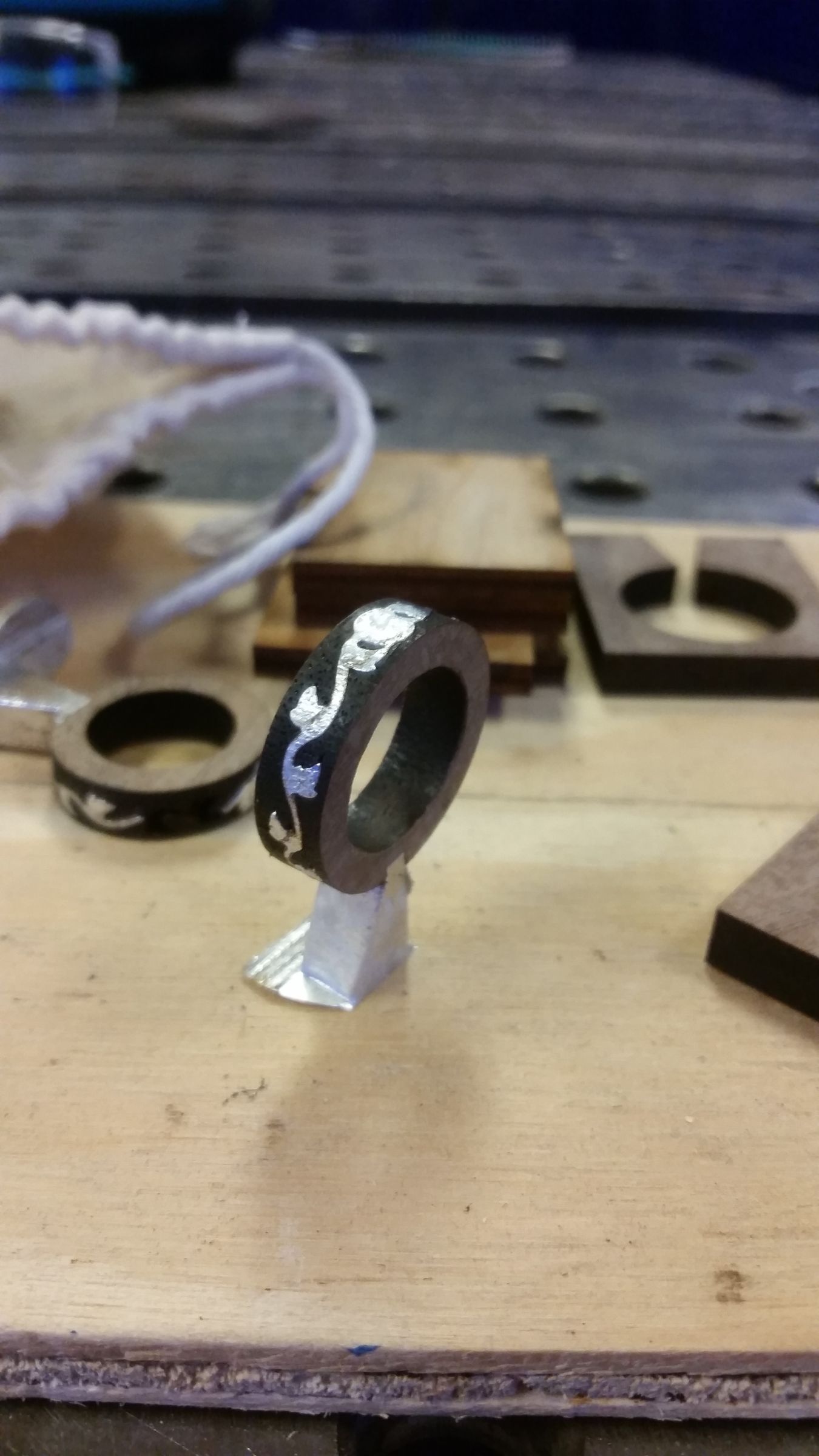 Cast Metal Inlay Into a Wooden Ring : 4 Steps (with Pictures ...