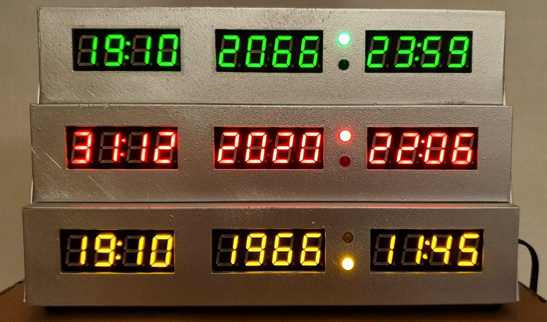 Futuristic Clock BTTF Style : 14 Steps (with Pictures) - Instructables
