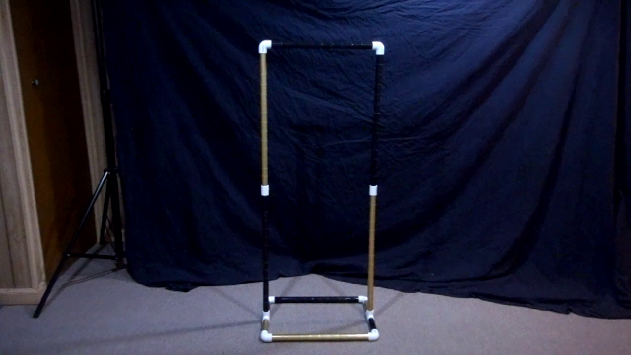 Make a Portable, Collapsible Clothing Rack From PVC for 10 Dollars in ...