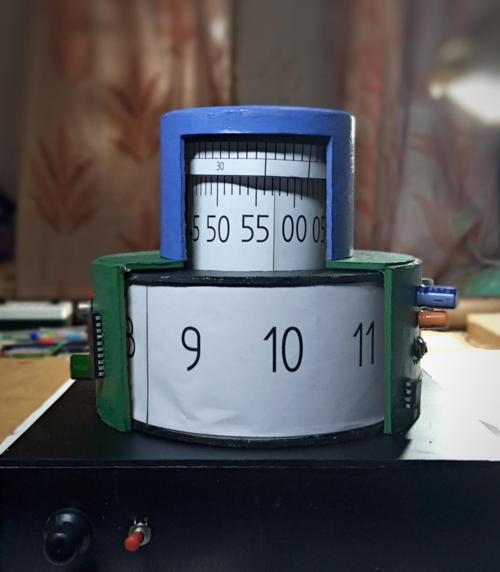 Cylindrical Cyberpunk Clock : 14 Steps (with Pictures) - Instructables