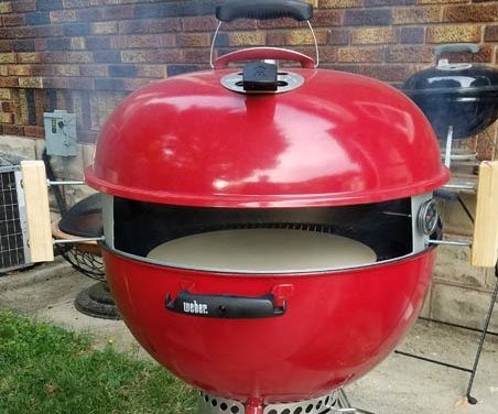 Weber Grill Pizza Oven Conversion - Homemade KettlePizza : 4 Steps ...