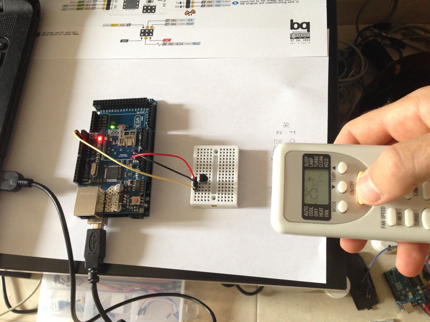 Air Conditioning Web Controlled by Arduino : 4 Steps (with Pictures ...