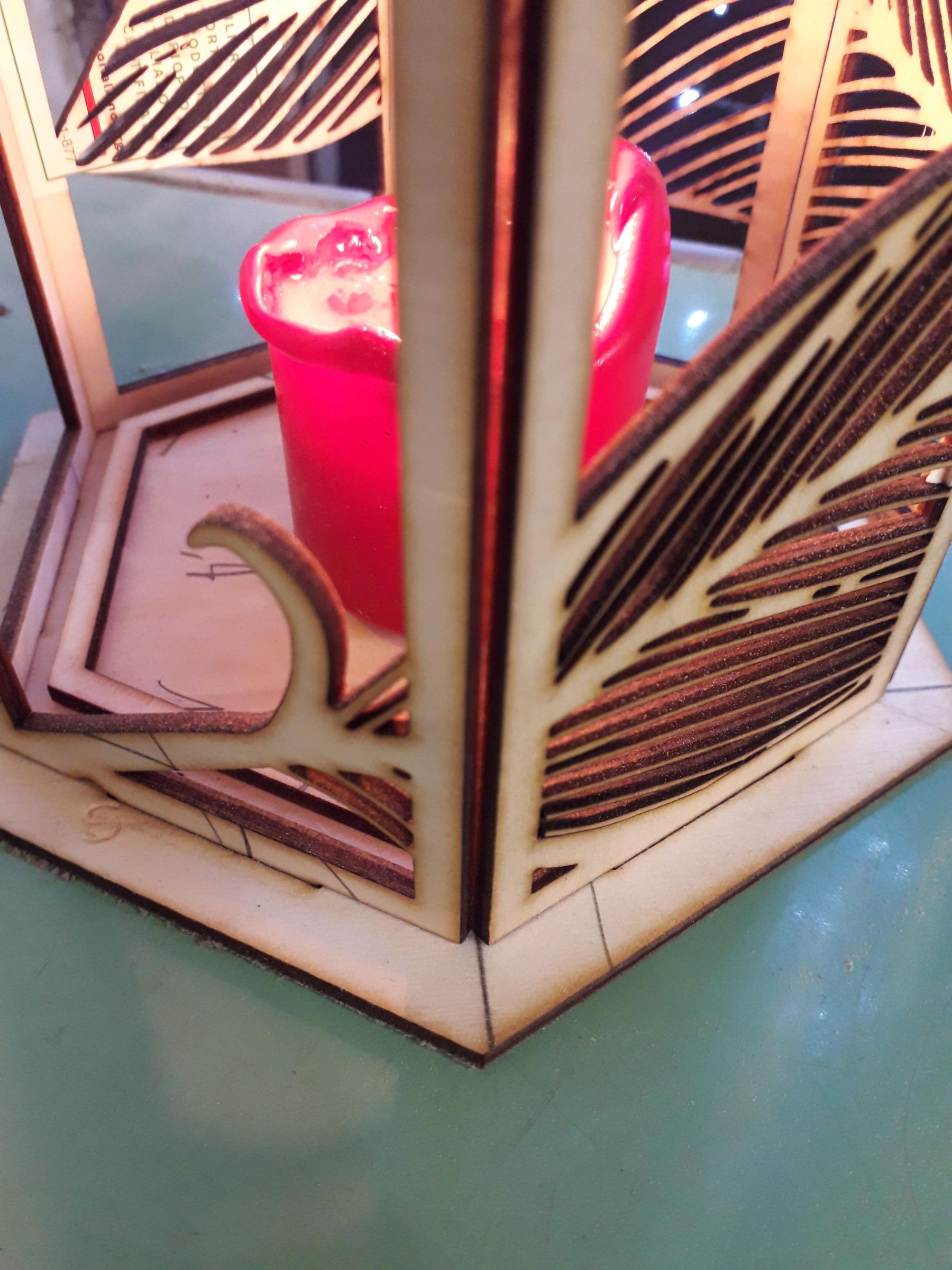Hexagonal Lantern - Template for Lasercut : 3 Steps (with Pictures ...