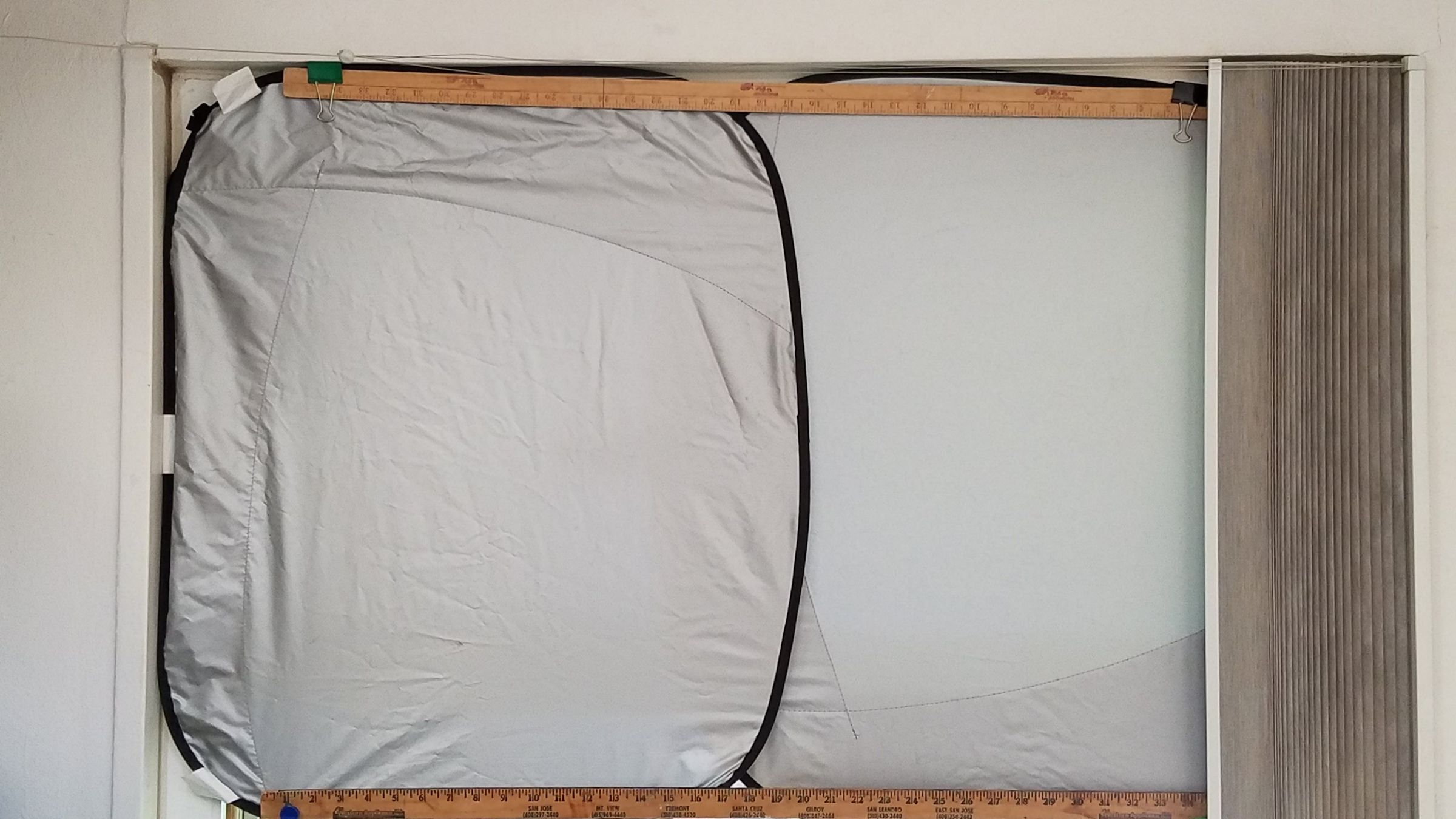 Adapting a Car Sun Shade for a Home Window : 5 Steps (with Pictures ...