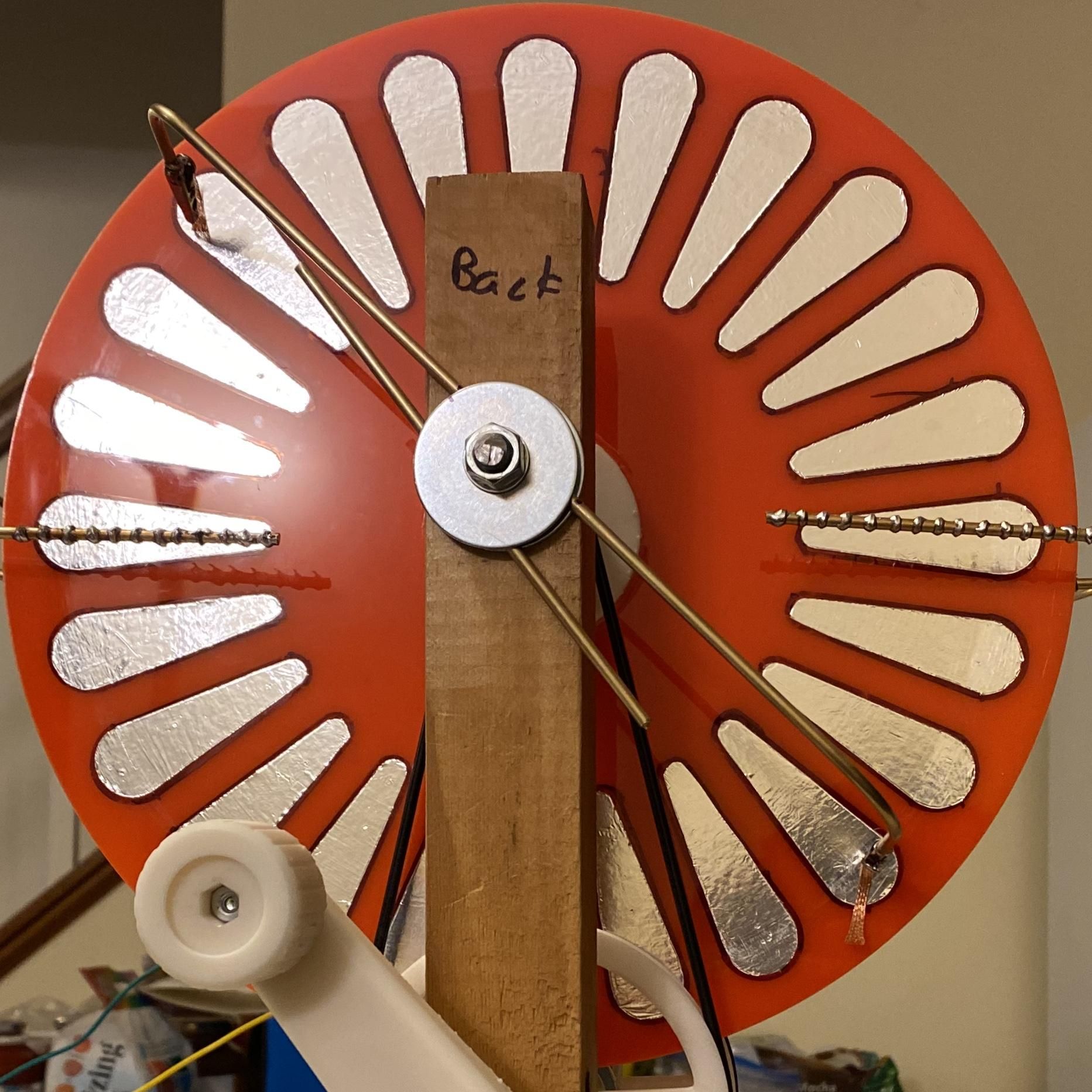 How to Build a 30 Kilovolt Wimshurst Machine! : 25 Steps (with Pictures ...