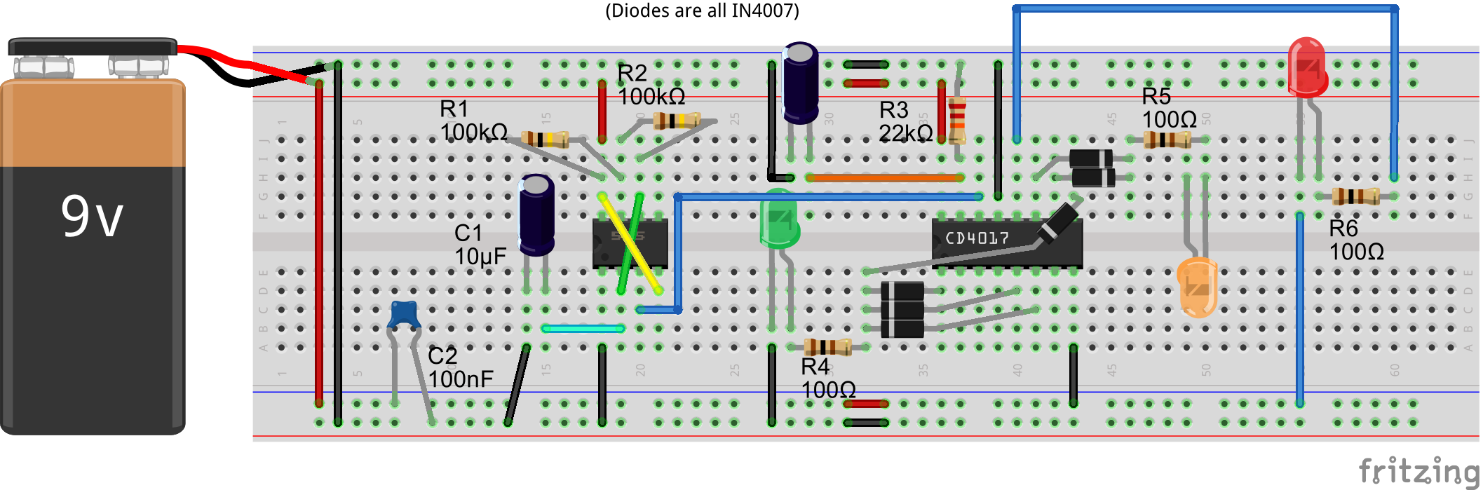 Let's Make! 5 More BreadBoard Projects for Beginners : 11 Steps (with ...