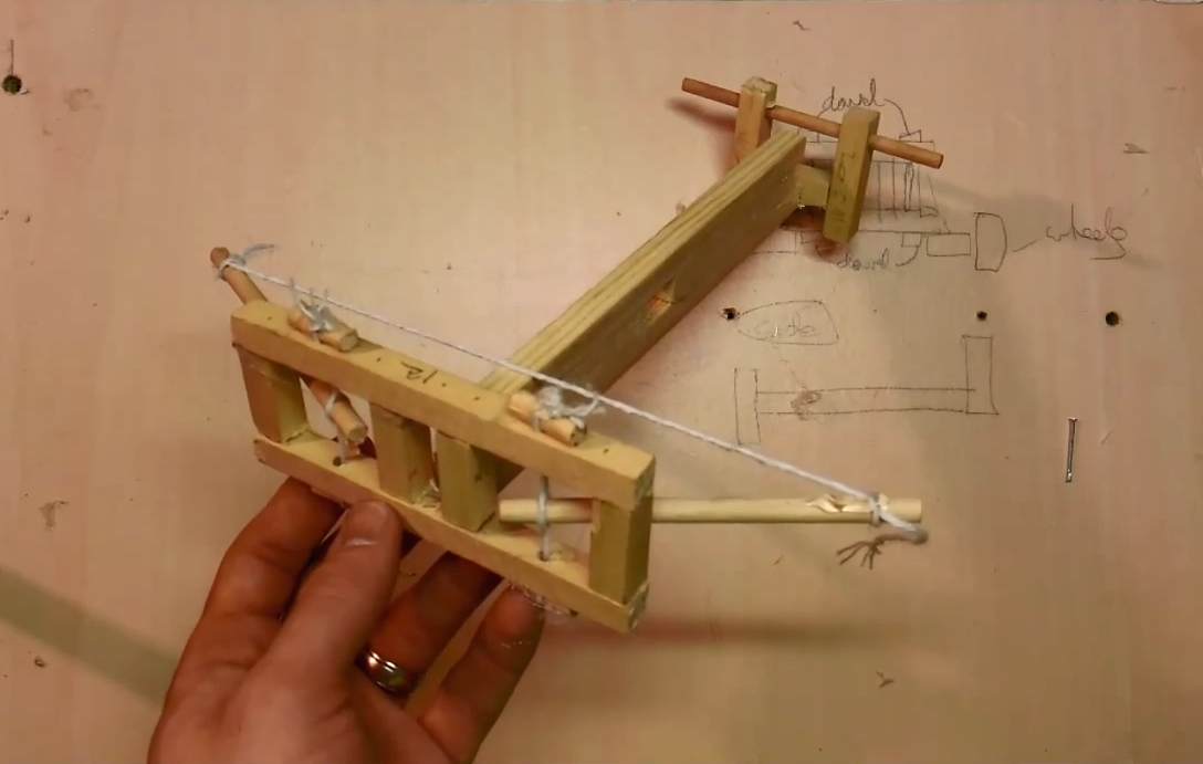 How to Make a Model Roman Ballista (Torsion Powered) : 9 Steps ...
