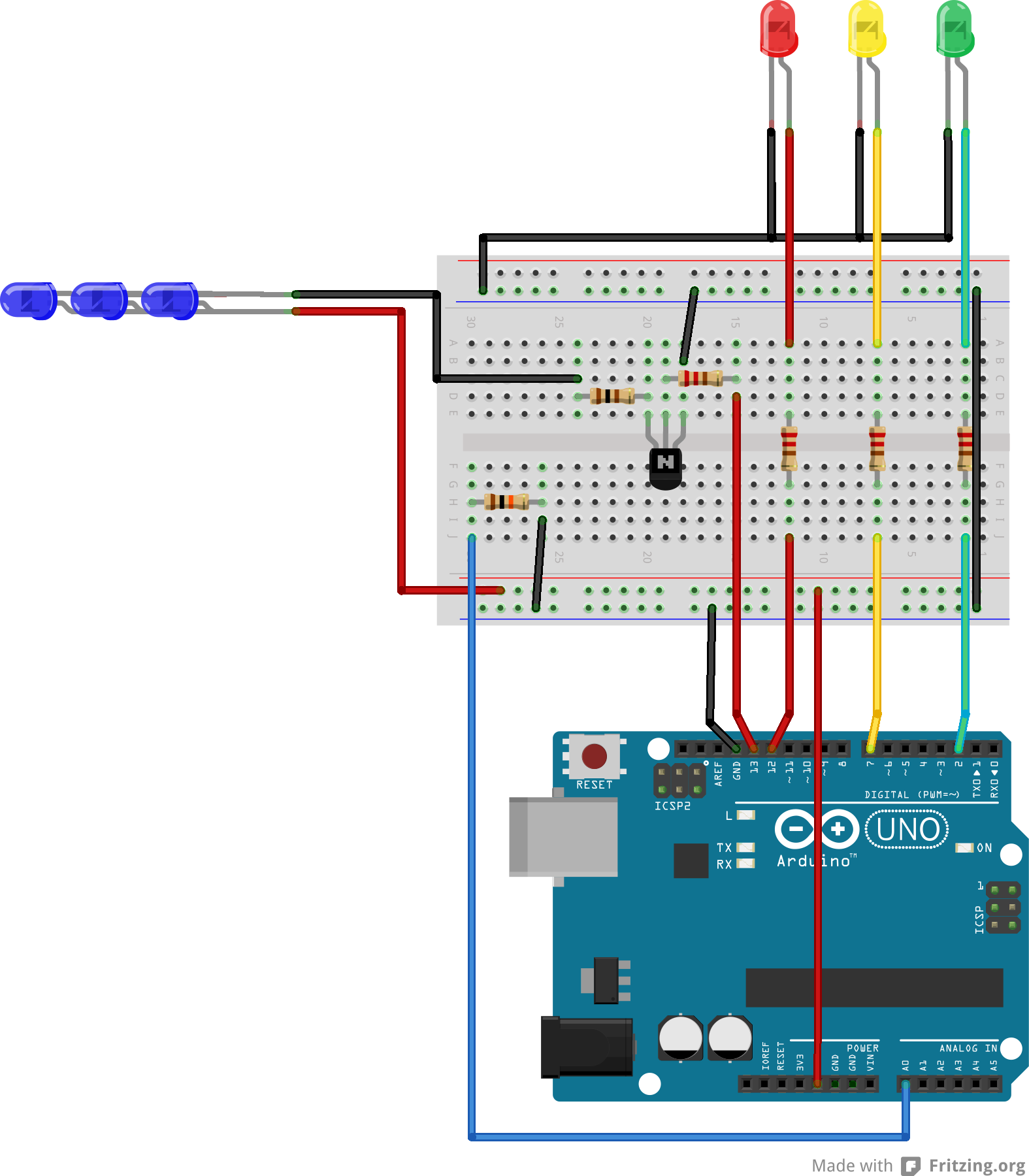 Arduino Traffic Light for Beginners : 25 Steps - Instructables