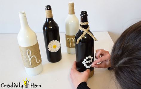 DIY Glass Bottle Home Decor – 3 Simple Ideas : 9 Steps (with Pictures ...