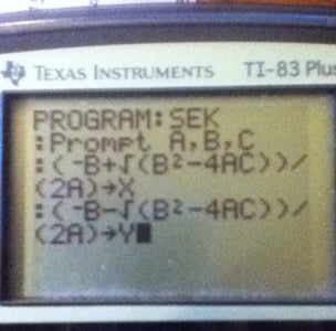 How to Create Programs on a Graphing Calculator : 12 Steps - Instructables