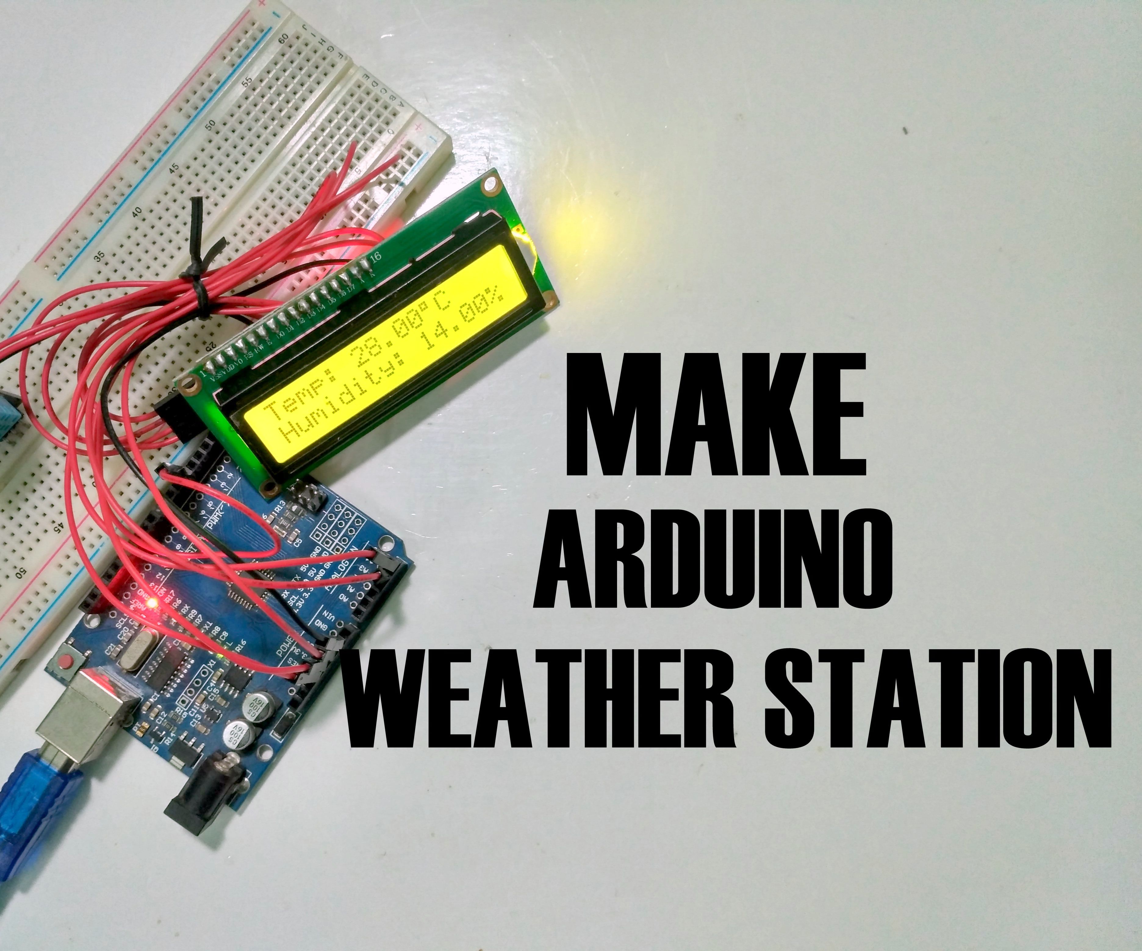 mini weather station using arduino and thingspeak DIY Project - Step-by ...