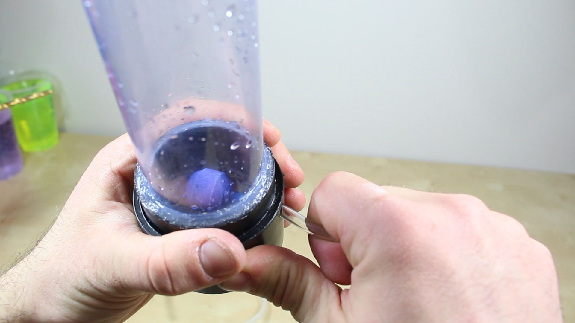 DIY GLOWING BUBBLE LIGHT - How to Make Your Own Futuristic Desk Light ...