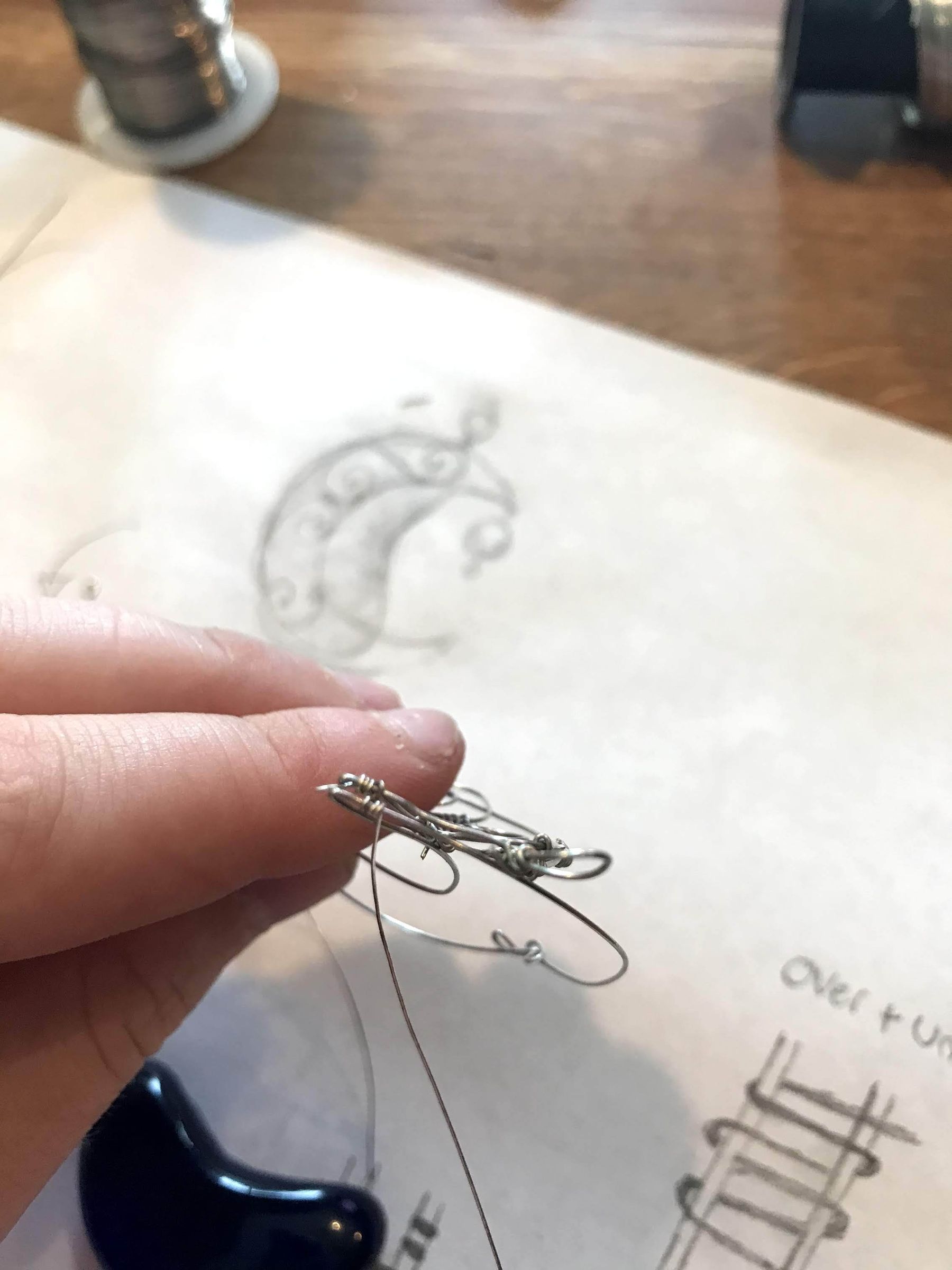 How to Design (and Finish!) a Wire Wrapped Moon Pendant : 8 Steps (with ...