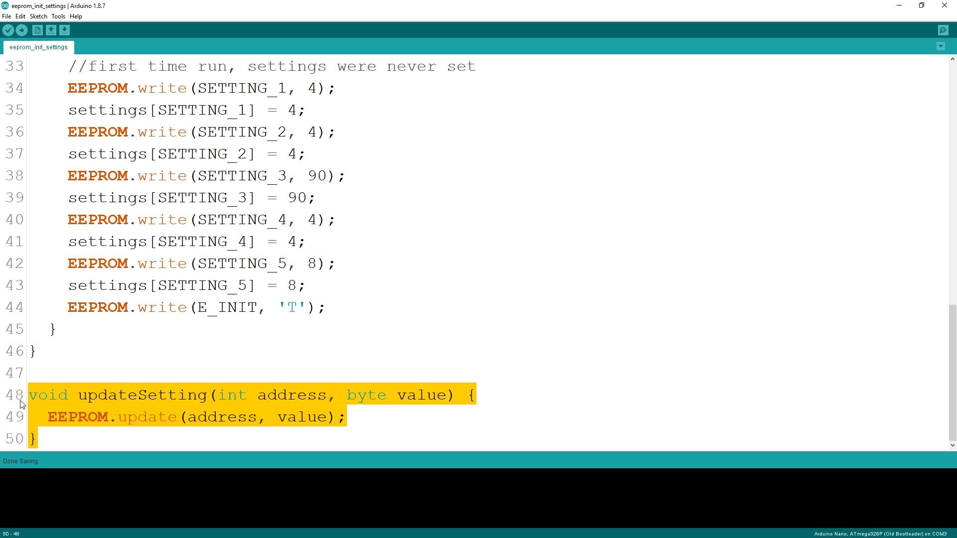Arduino EEPROM Settings Initialization : 5 Steps - Instructables