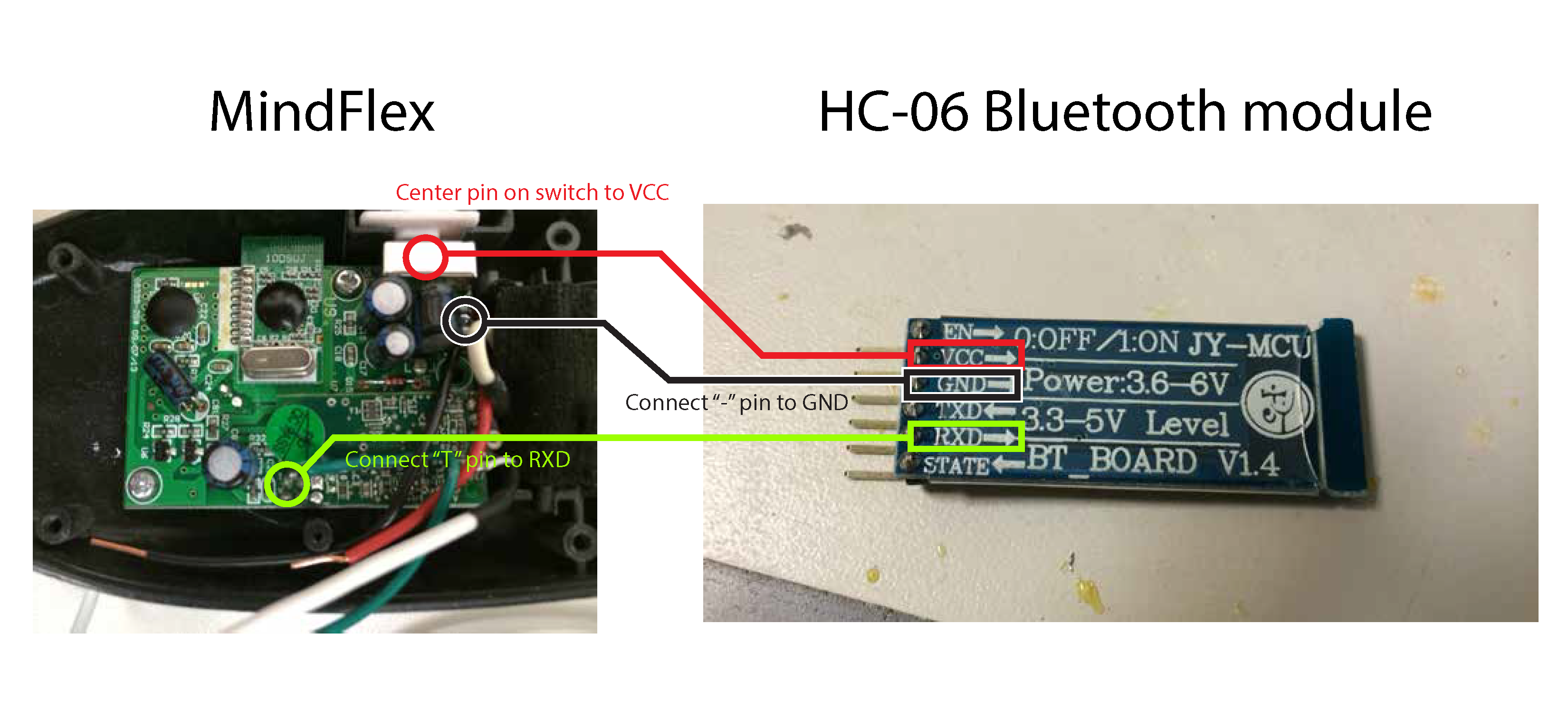 Adding Bluetooth to an EEG Headset for Mind-controlled Projects : 6 ...