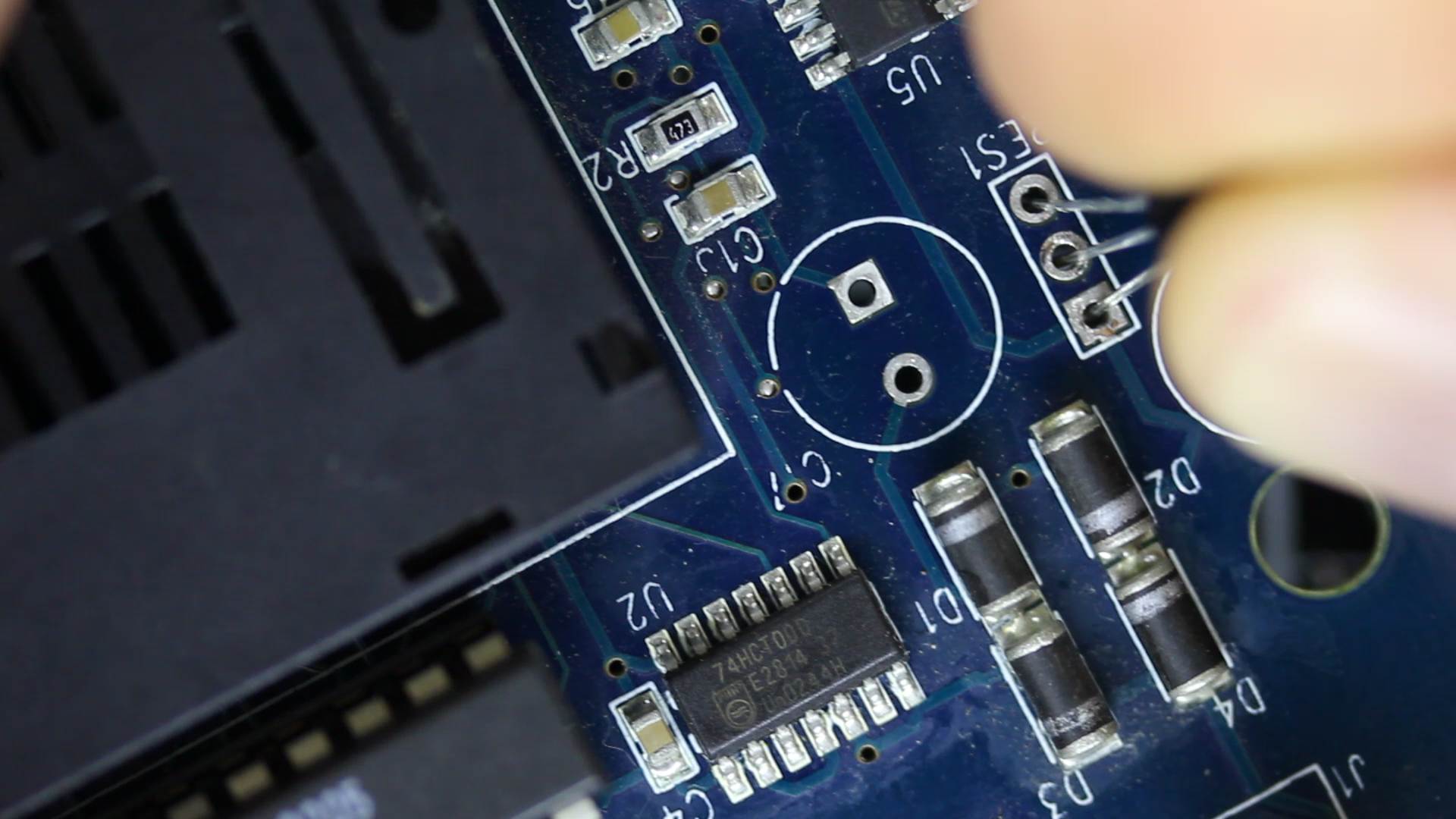 Soldering Through Hole Components | Soldering Basics : 8 Steps (with ...