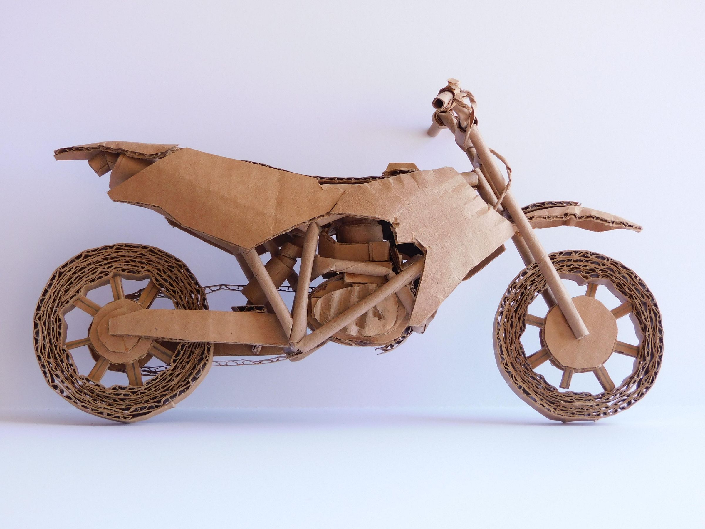 How to Make a Cardboard Model Dirt Bike : 13 Steps (with Pictures ...