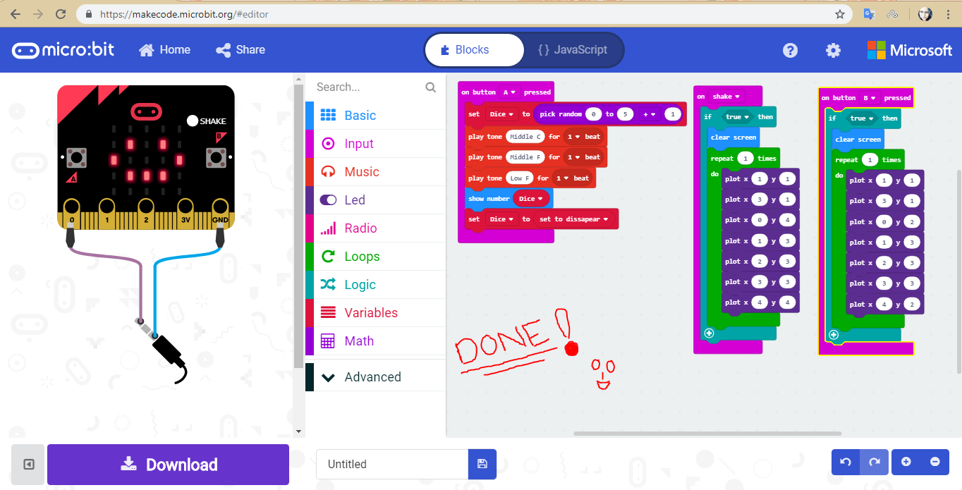 Fun MicroBit Dice : 6 Steps - Instructables