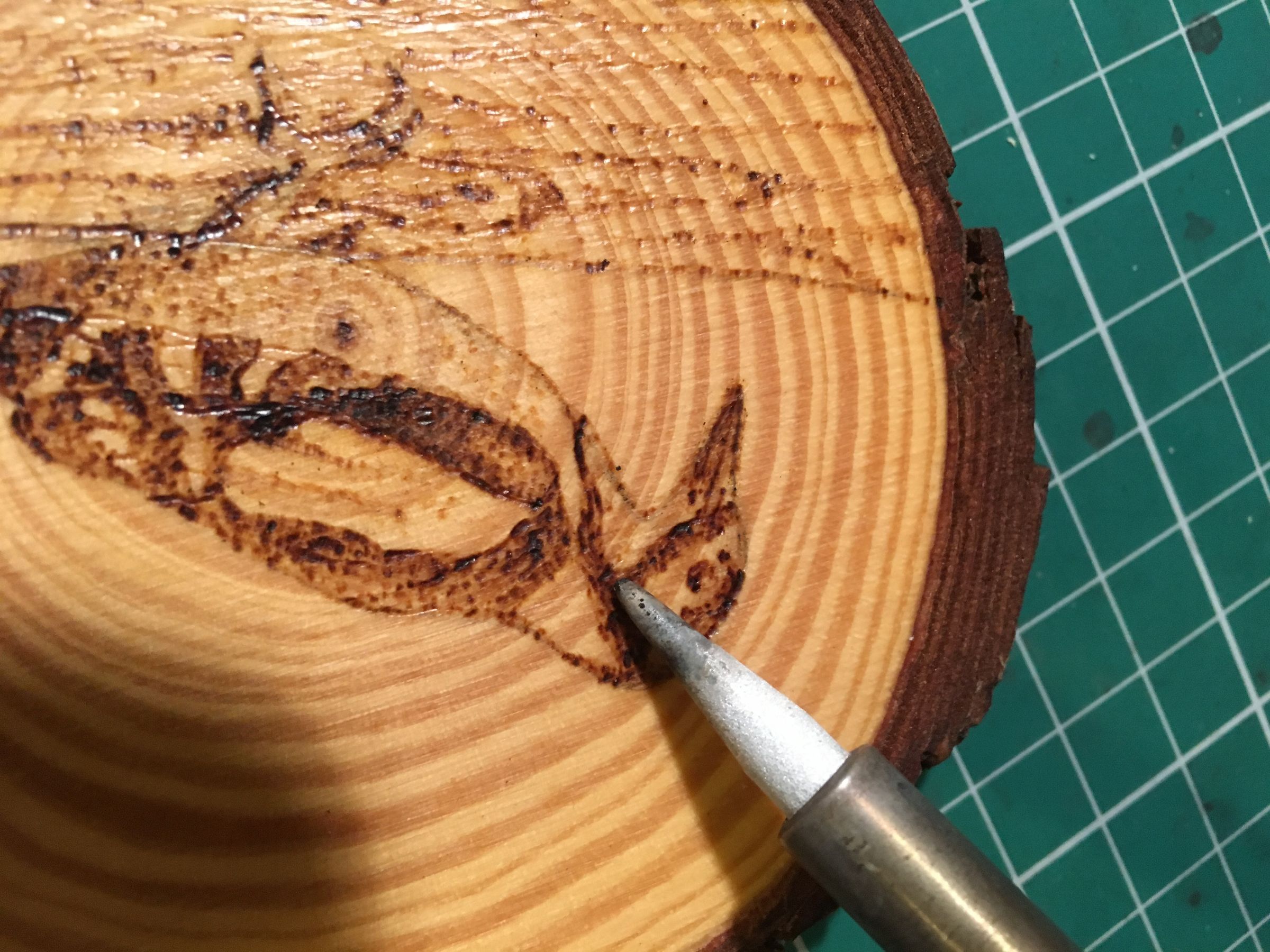 Pyrography Coasters Using a Soldering Iron : 7 Steps (with Pictures ...