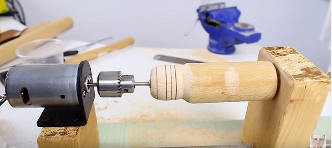 Build Your Own Wood Lathe in 30 Minutes : 6 Steps - Instructables