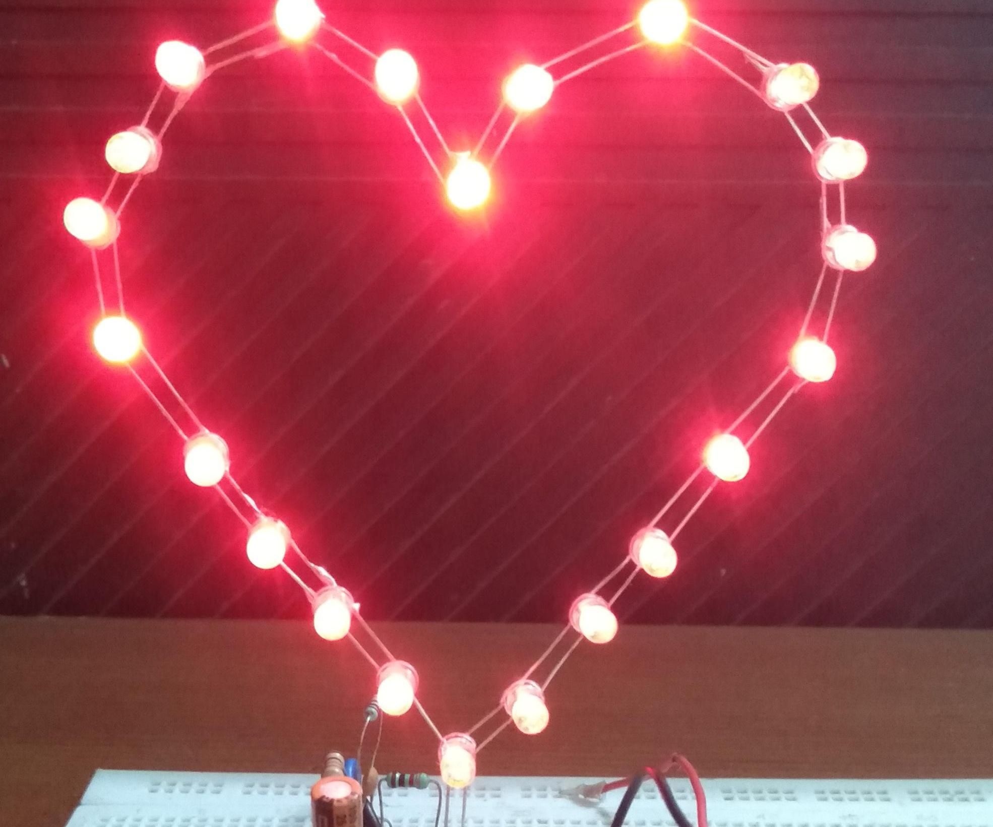 Heart Shape LED Lamp : 3 Steps - Instructables