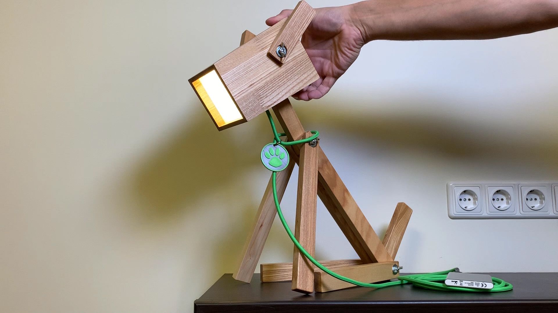 A Wooden Dog LED Lamp : 15 Steps (with Pictures) - Instructables