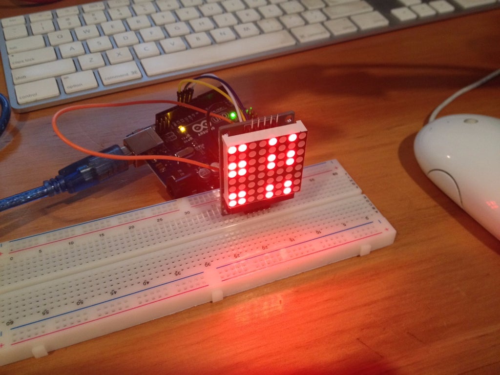 Led Matrix With Arduino 5 Steps Instructables