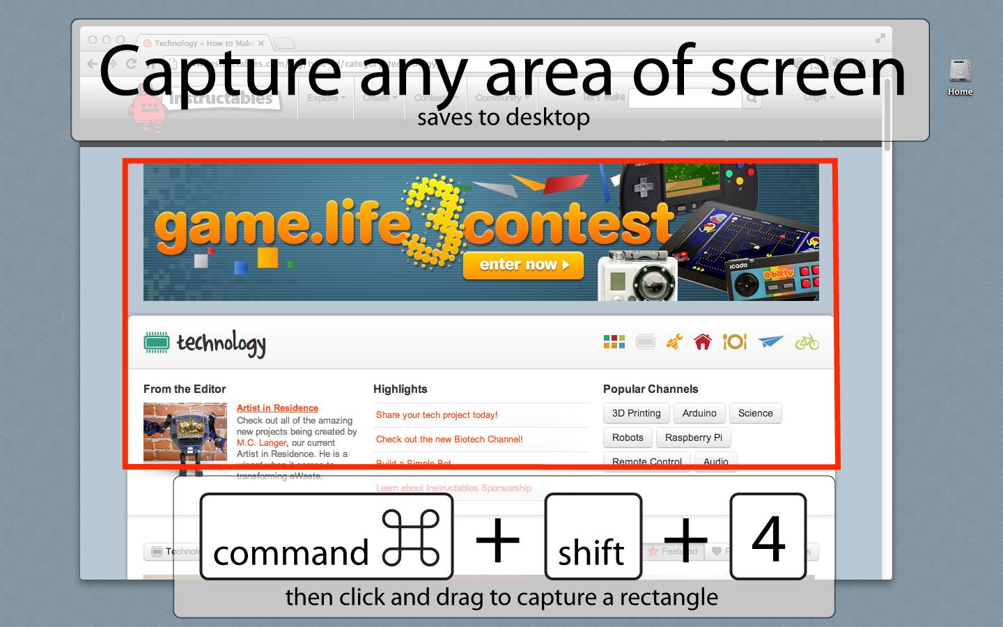 How to Capture a Screenshot in Mac OS X - Instructables