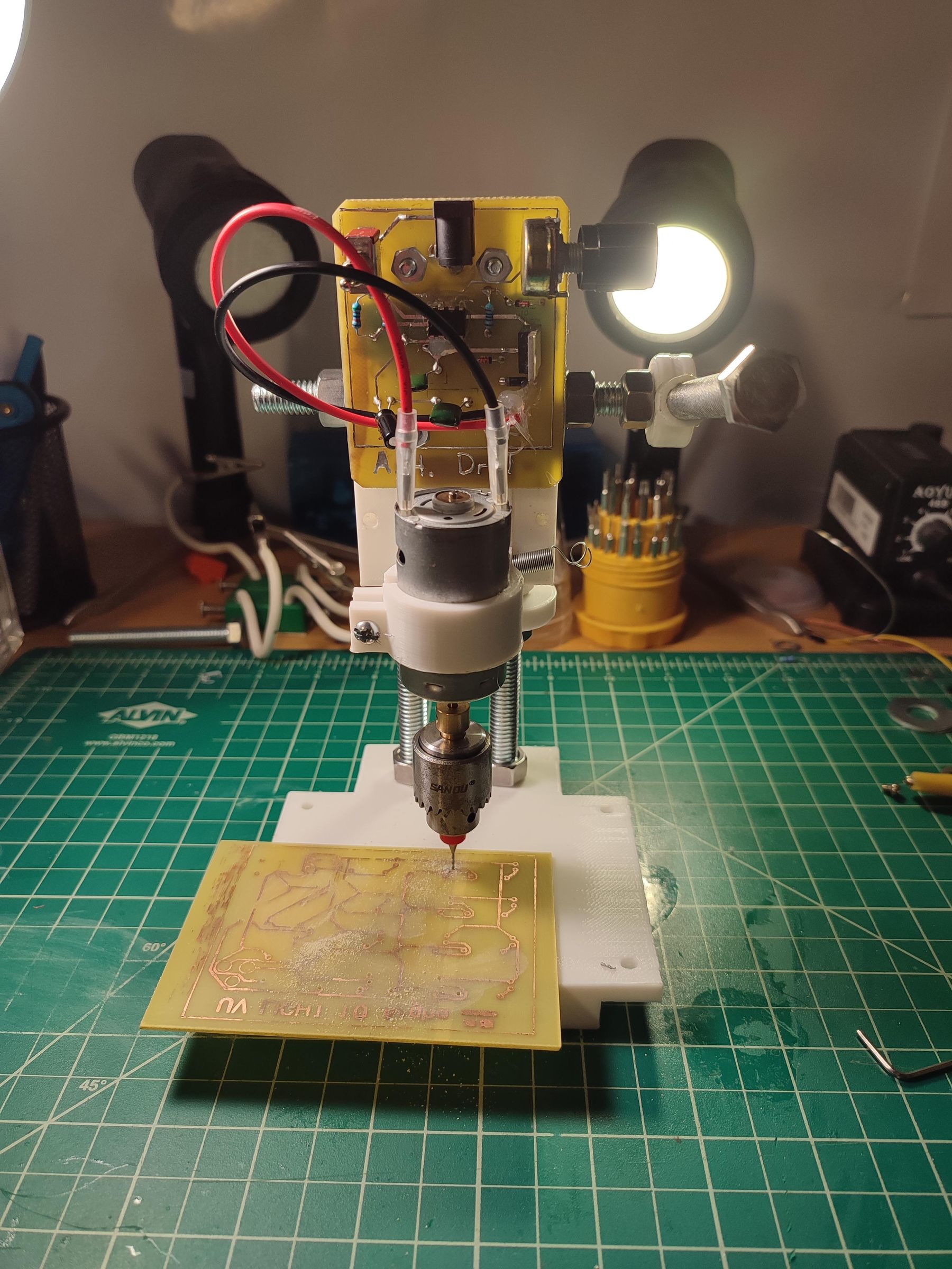 Mini Drill Press With Variable Speed : 12 Steps (with Pictures ...
