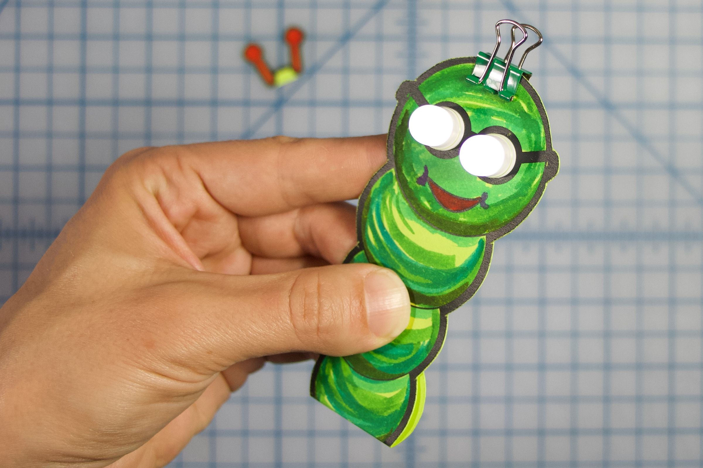 BookWorm Light-Up Book Light and Bookmark : 13 Steps (with Pictures ...