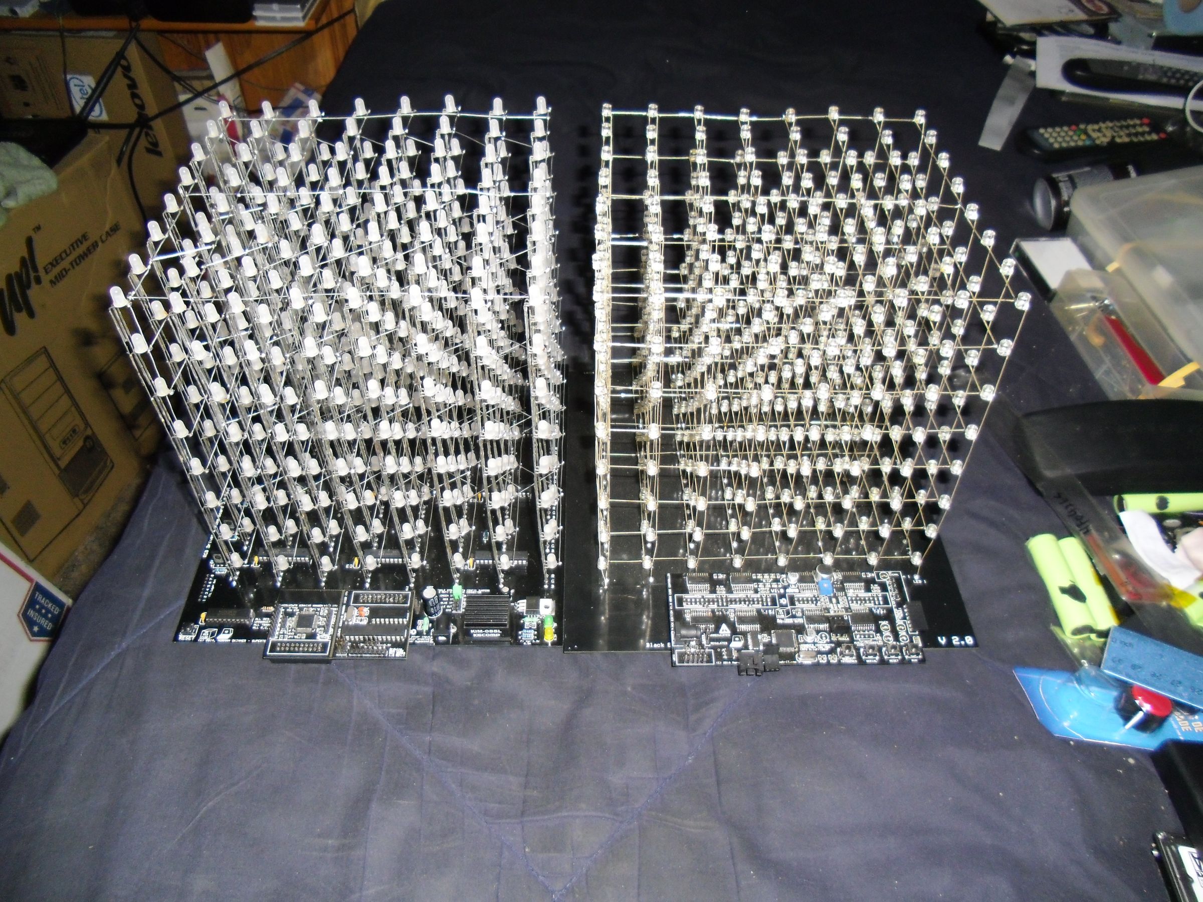 8X8X8 3D RGB LED Cube : 18 Steps (with Pictures) - Instructables