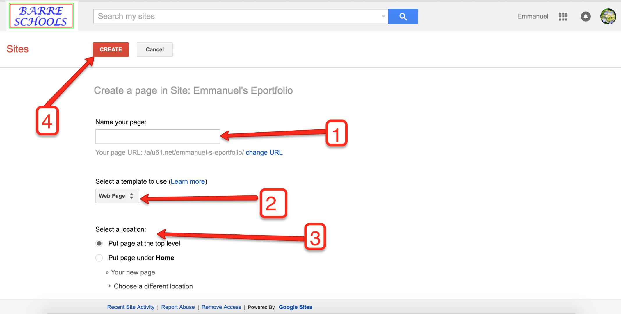 Eportfolio With Google Sites : 8 Steps - Instructables
