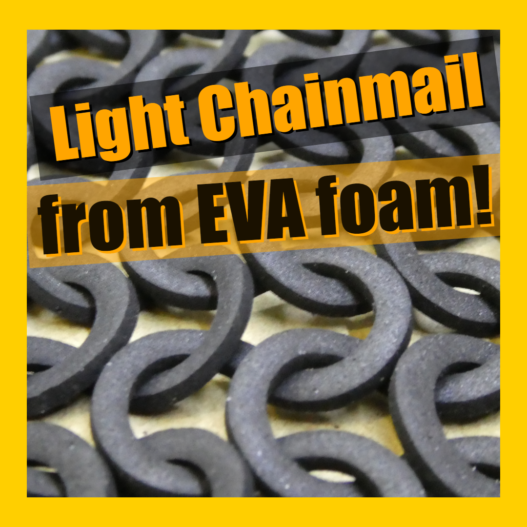 Ultra-Lightweight Chainmail Out of EVA Foam for Your 'For Honor ...