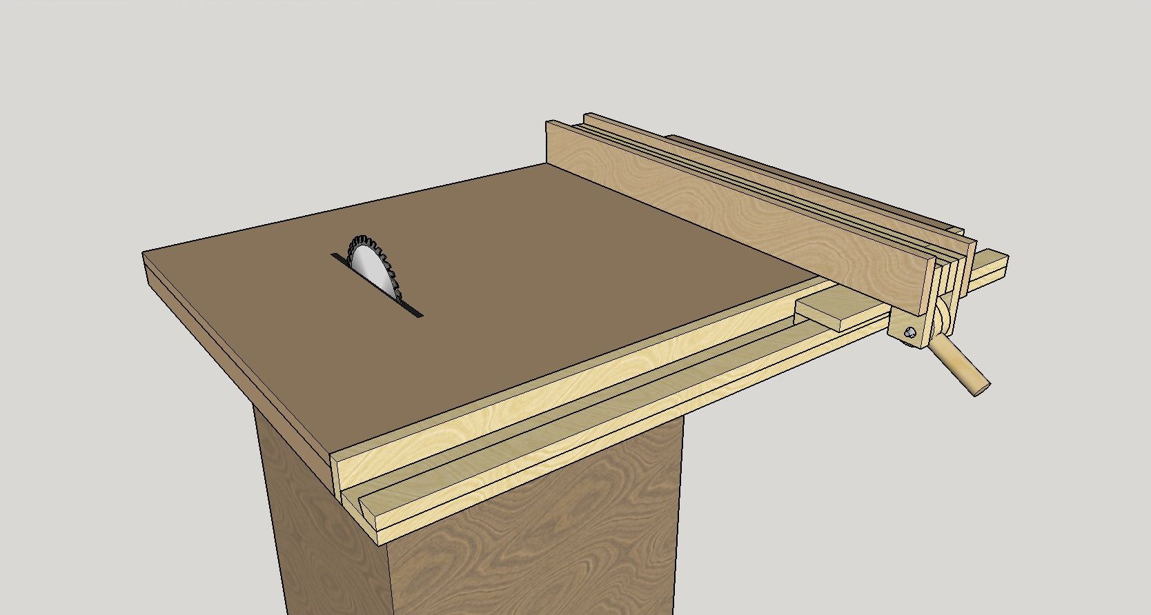 Homemade Table Saw Fence System | Easy Simple New Style : 25 Steps ...