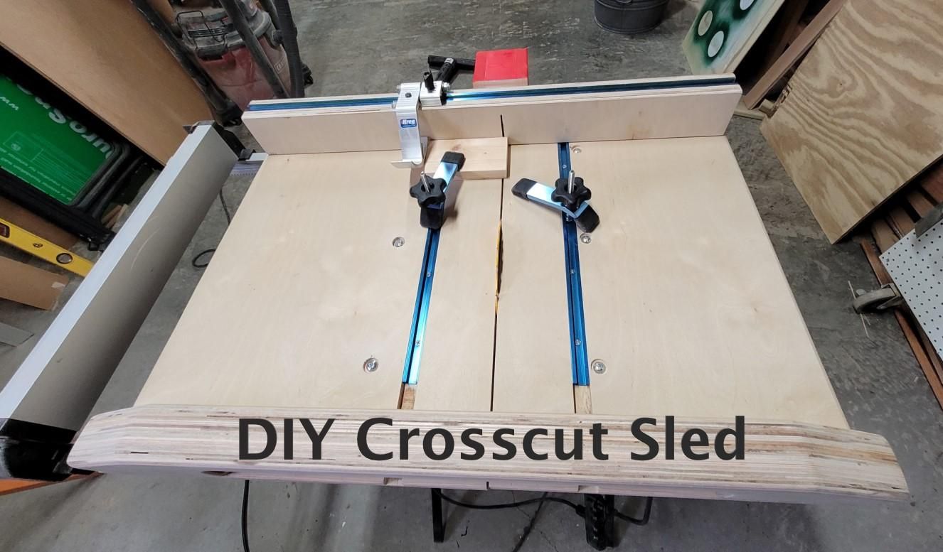 Easy Heavy Duty Crosscut Sled : 11 Steps (with Pictures) - Instructables