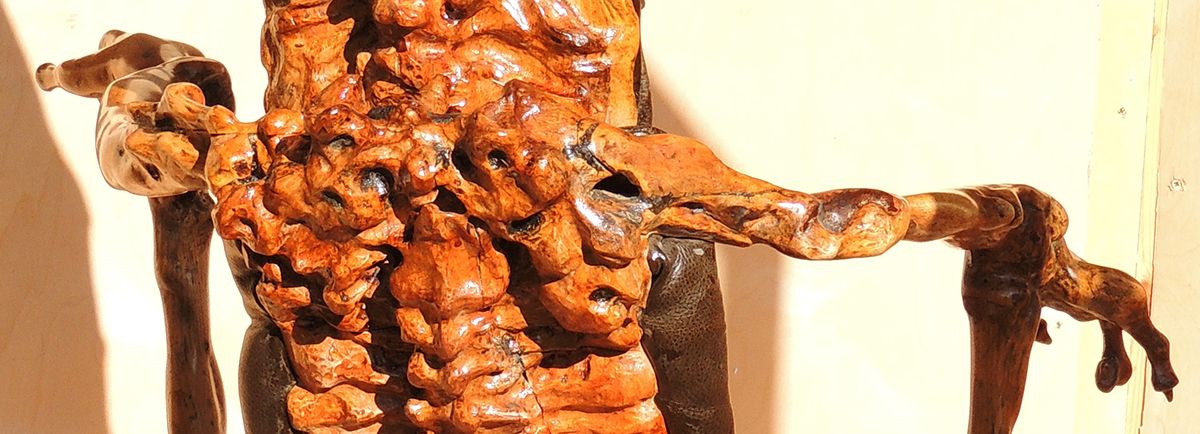 Freaky Gargoyle Chair Built From All-reclaimed Wood and Leather : 14 ...