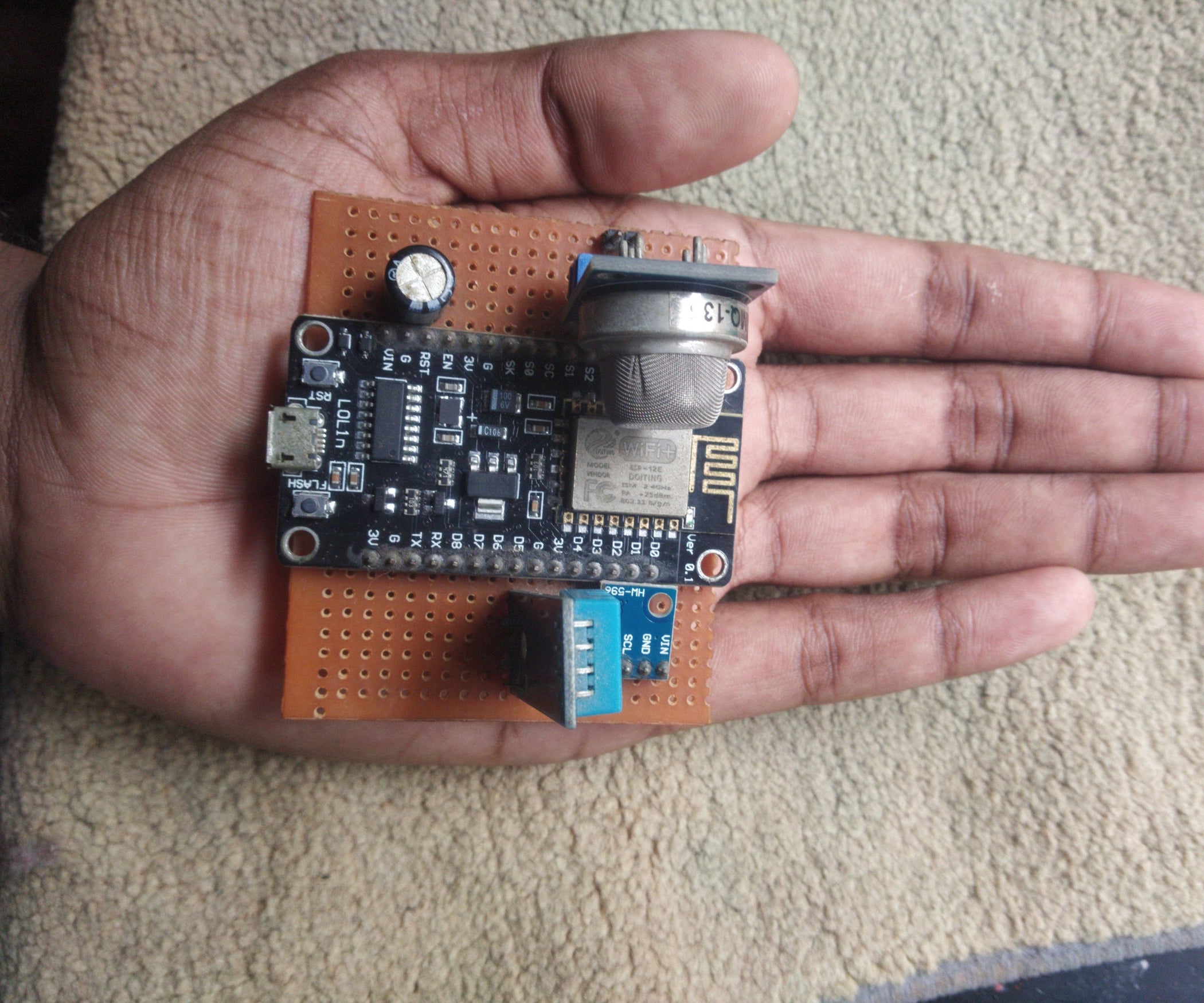 How To Make An Iot Based Weather Monitoring System Using Nodemcu And Blynk App Vrogue