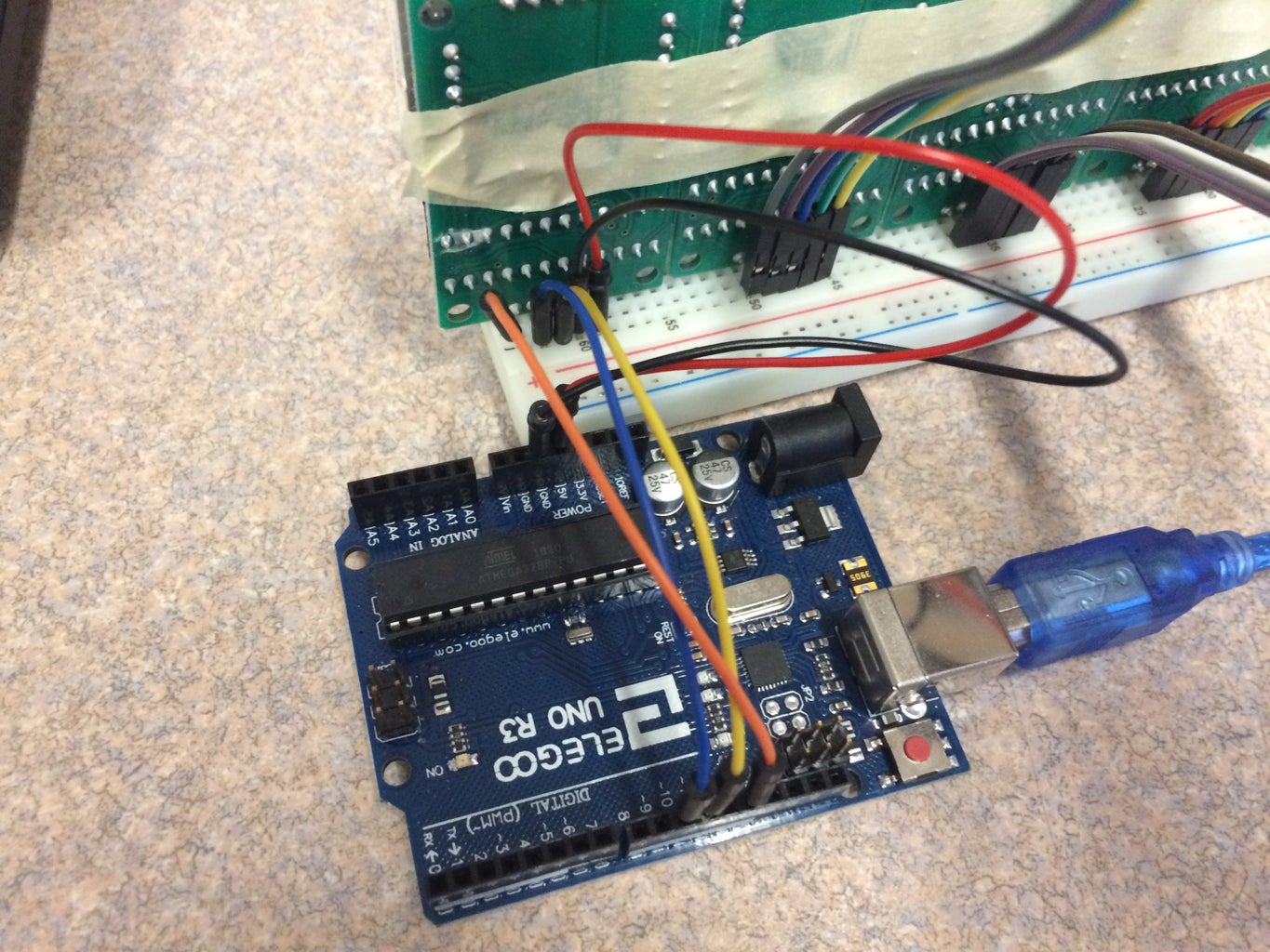 Scrolling Text On A 8x8 Led Matrix Using An Arduino Uno 5 Steps With Pictures Instructables