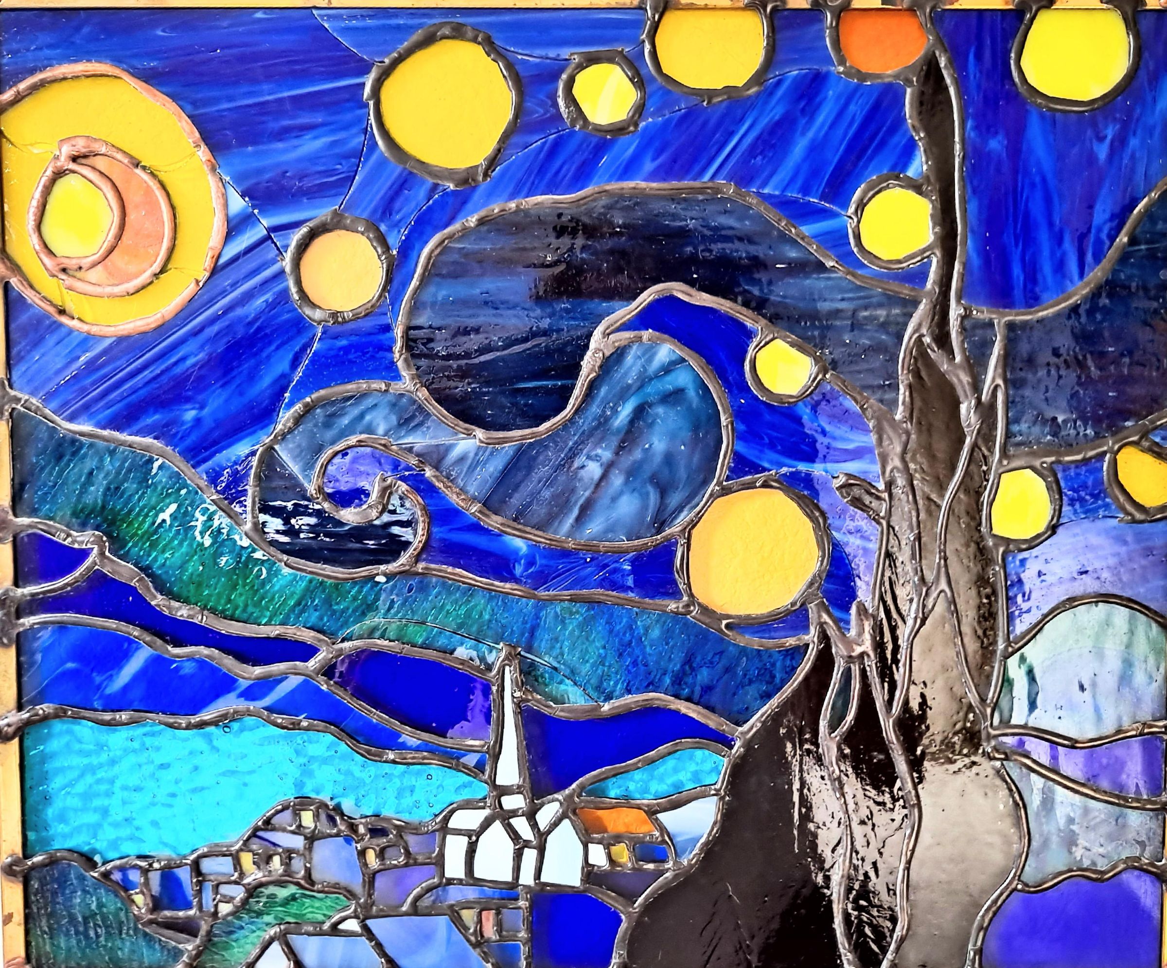 Starry Night Stained Glass : 9 Steps (with Pictures) - Instructables