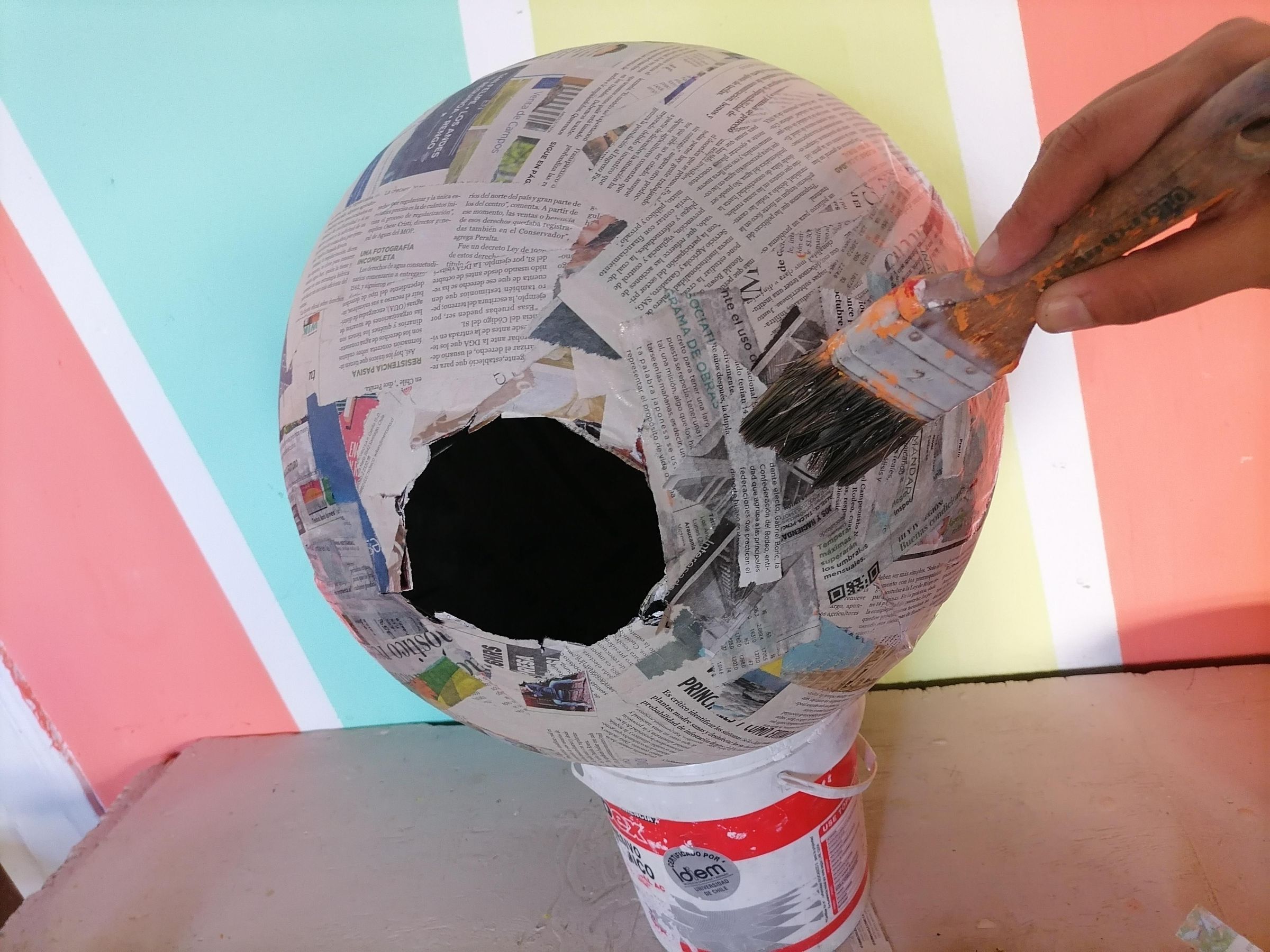 Paper Maché Death Star : 7 Steps (with Pictures) - Instructables
