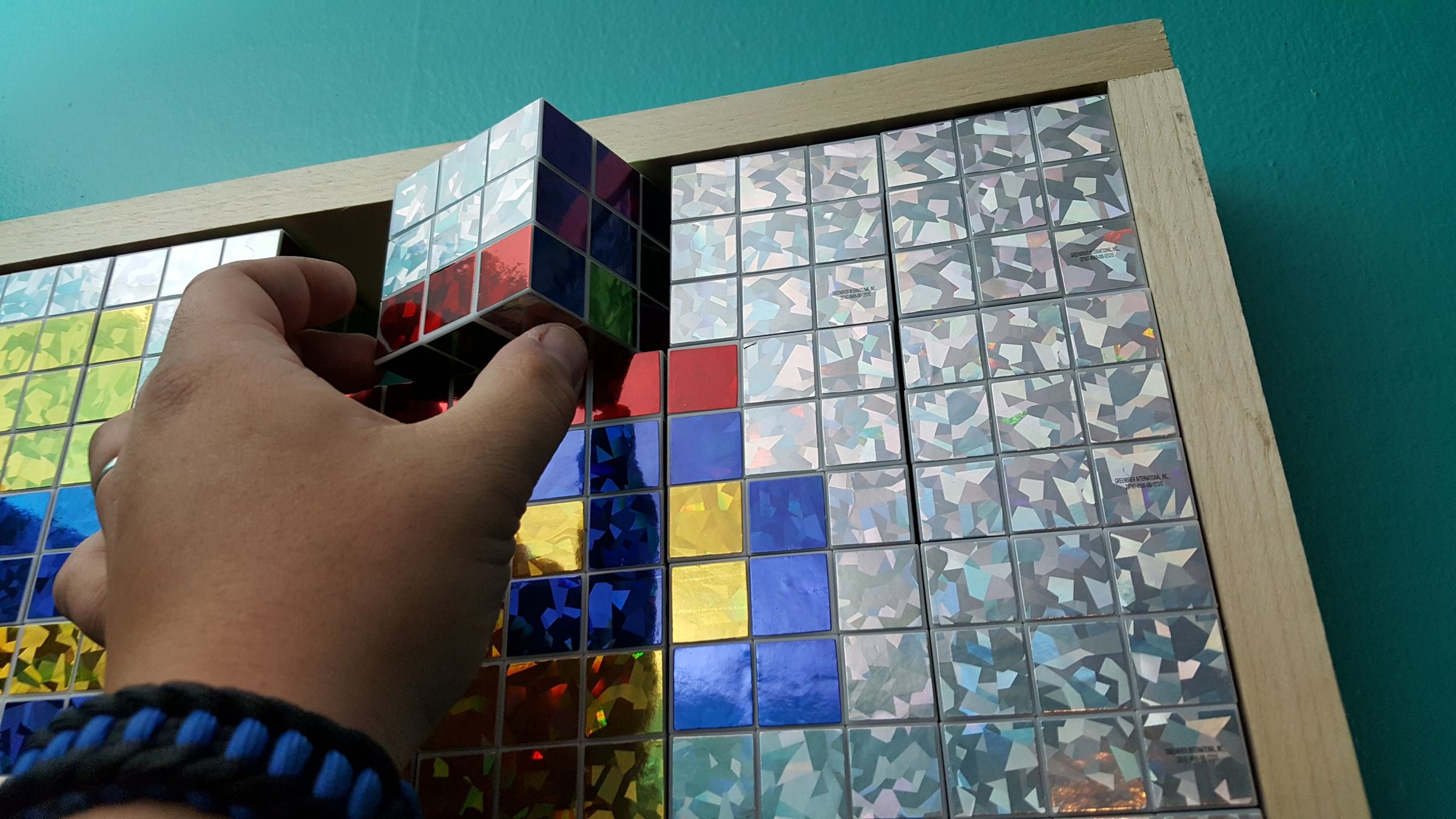Rubik's Cube Pixel Art Wall Box : 6 Steps (with Pictures) - Instructables