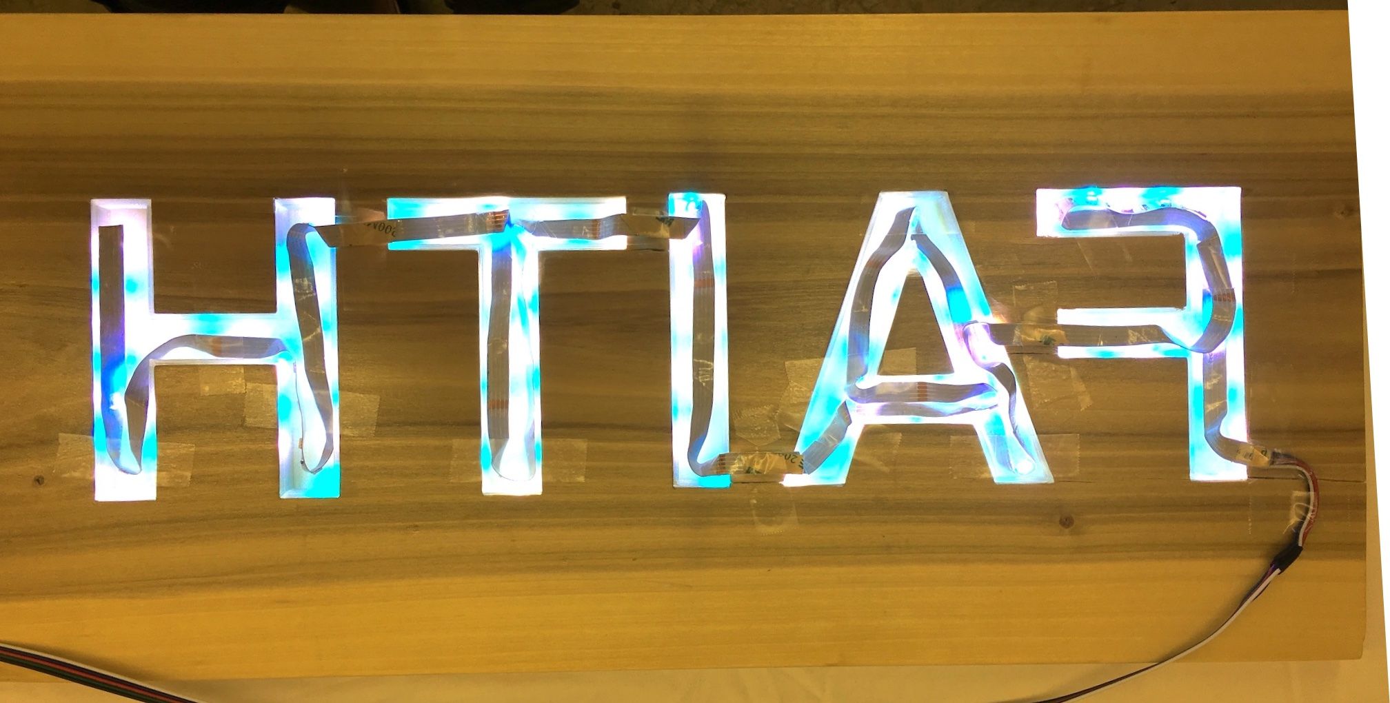 Backlit Signs With LED Light Strips : 8 Steps - Instructables