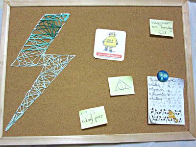 String Art Cork Board : 3 Steps (with Pictures) - Instructables