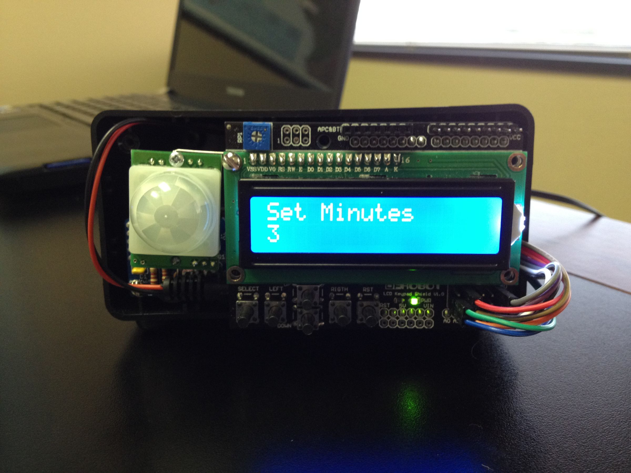 Motion Sensitive LCD Real-Time Clock/Alarm/Timer (Updated Program) : 8 ...